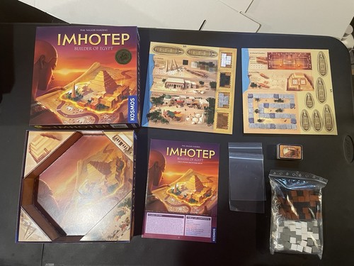 Imhotep Builder of Egypt Board Game Kosmos New Unpunched Sealed Cards ...