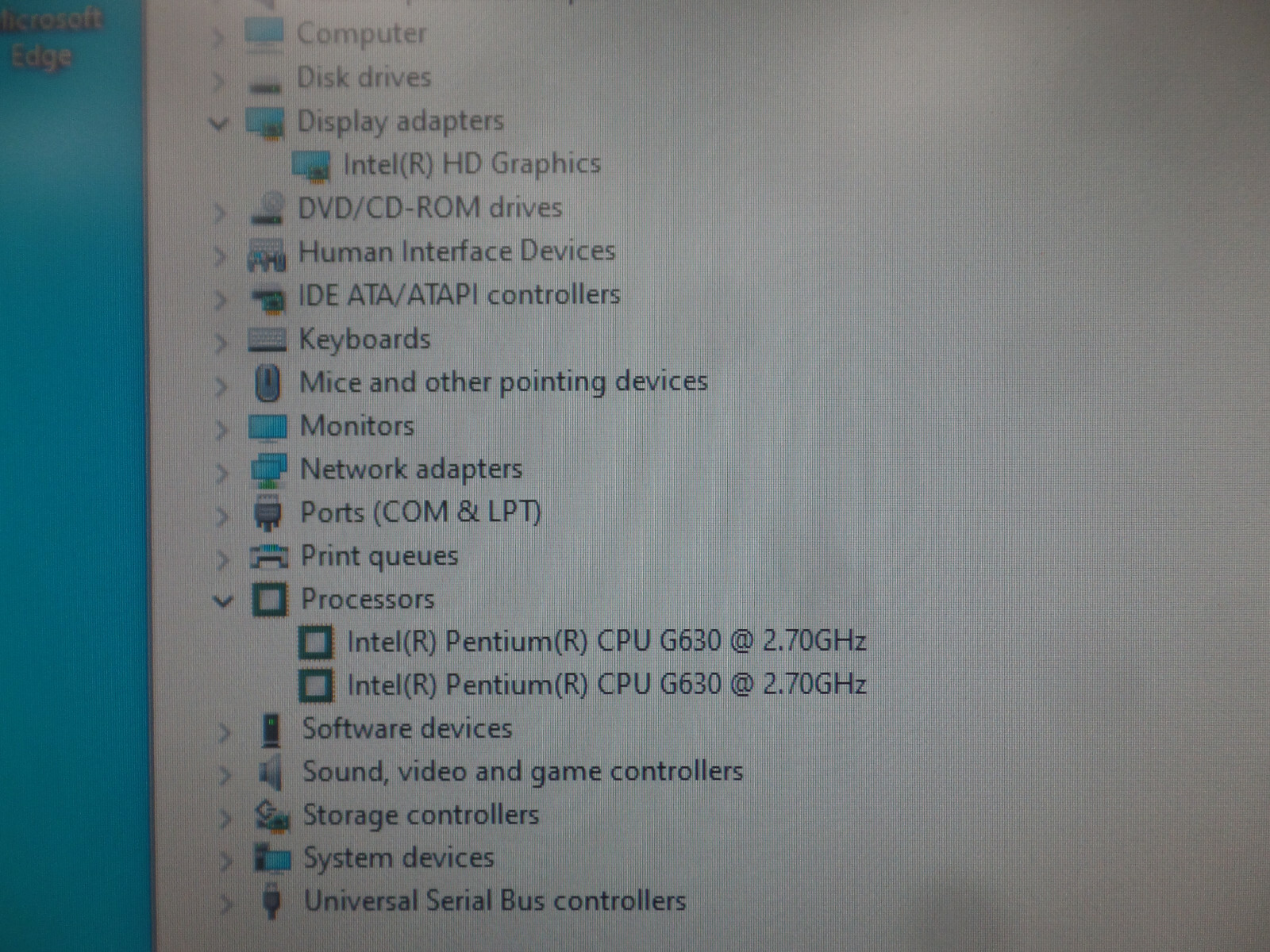 INTEL TOWER PC DH61SA G38870-202 MOTHERBOARD PENTIUM 2.70GHz WINDOWS 10 ...