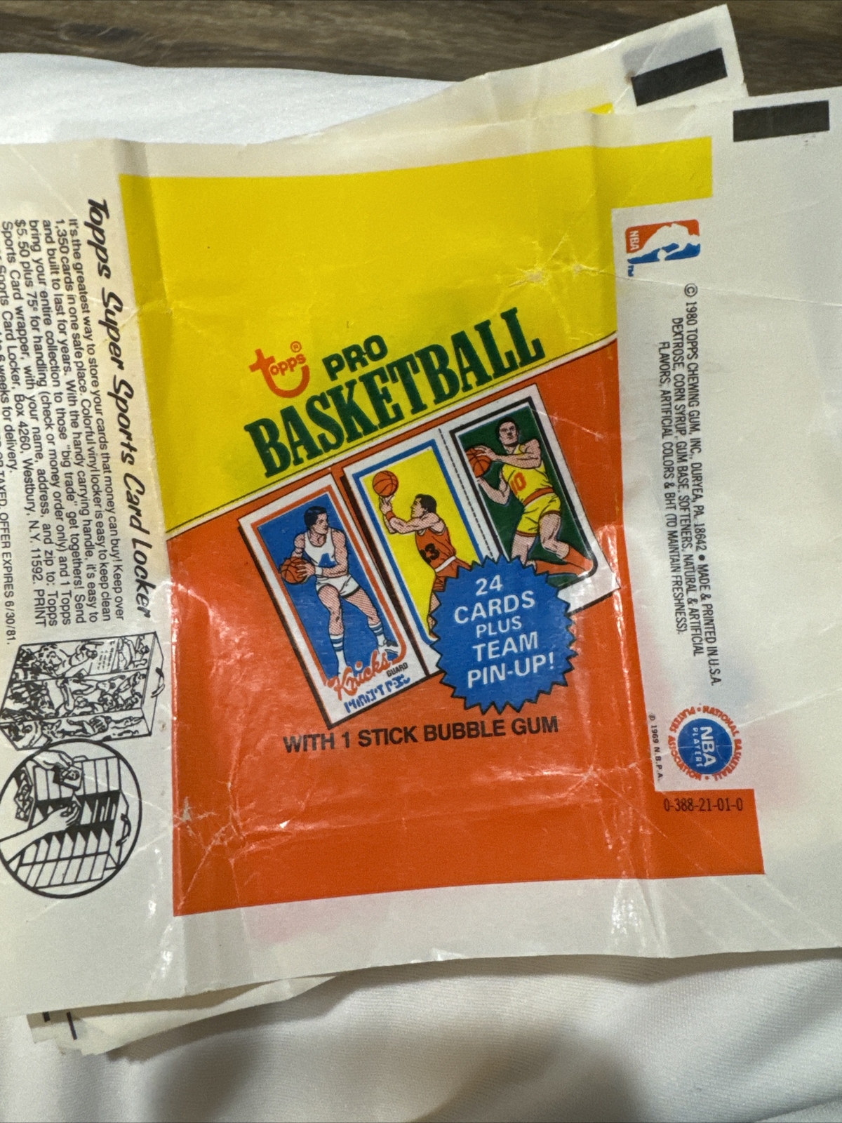 1980-81 TOPPS Basketball wax pack WRAPPER | eBay