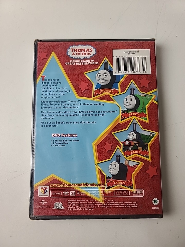 Thomas & Friends: Track Stars (DVD) Thomas The Train Children’s DVD ...