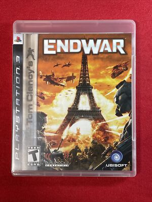 Tom Clancy's EndWar (Sony PlayStation 3, 2008) Mint Complete CIB Poster ...