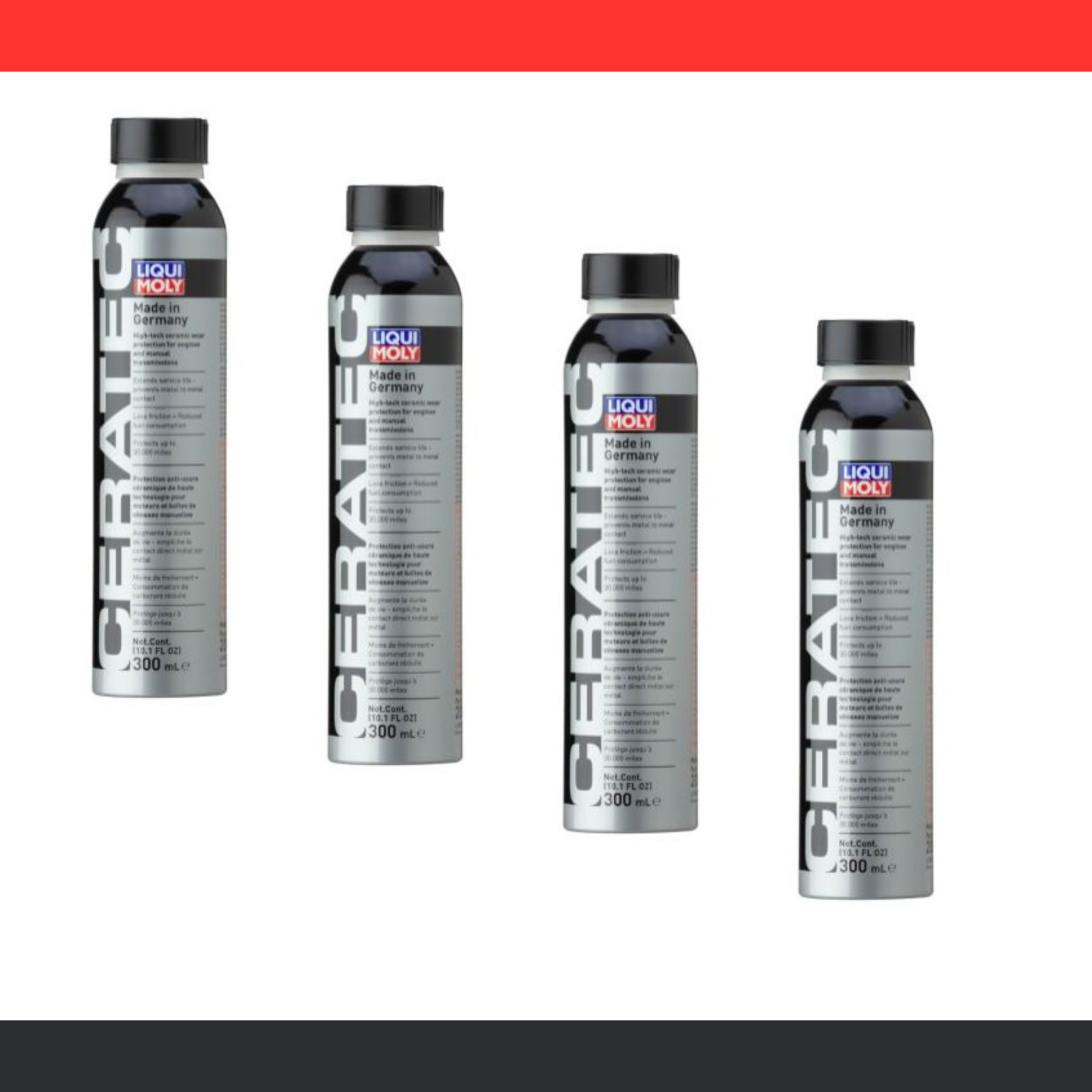 4 Pack Cans Liqui Moly Ceratec CER A TEC Oil Additive 300ml ea. Part ...