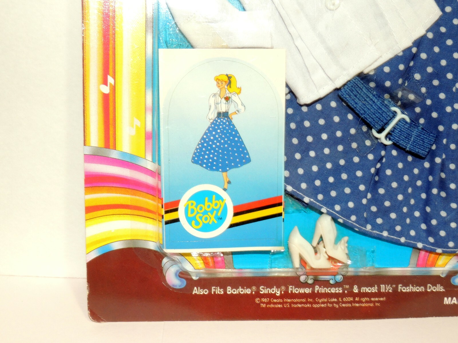 1987 Vintage Creata Bobby Sox Clone Deluxe 50's Doll Fashion 11.5 inch ...