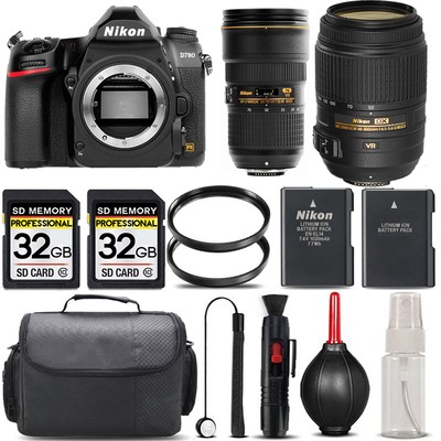 Nikon D780 DSLR Camera + 55-300mm Lens + 24-70mm Lens + Handbag -SAVE ...