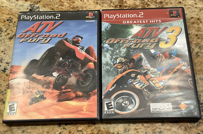 Lot Of 2 Atv Off Road Fury 1 & 3 PlayStation 2 PS2 Complete | eBay