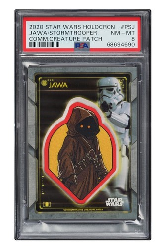 2020 ⭐ Star Wars Holocron Comm. Patch Jawa/STroop #PSJ, PSA-8/Pop-1 ...