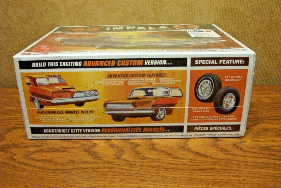 AMT '63 CHEVROLET IMPALA SS HARDTOP 1/25 SCALE MODEL KIT | eBay