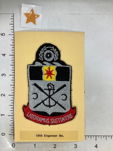 VINTAGE US ARMY 10th ENGINEER BN. PATCH FROM NEW COLLECTION | eBay