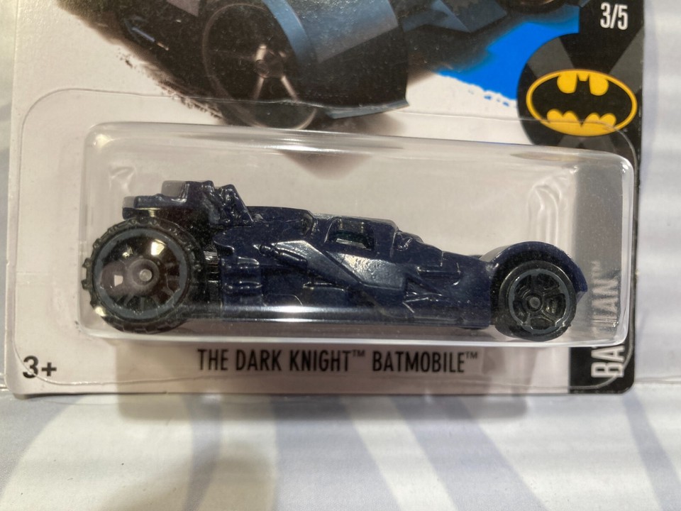2016 HOT WHEELS ''BATMAN'' #228 = THE DARK KNIGHT BATMOBILE = DARK BLUE ...