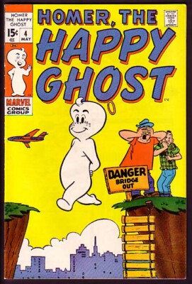 Homer, The Happy Ghost--#4----COMIC BOOK--Marvel--VF- | eBay