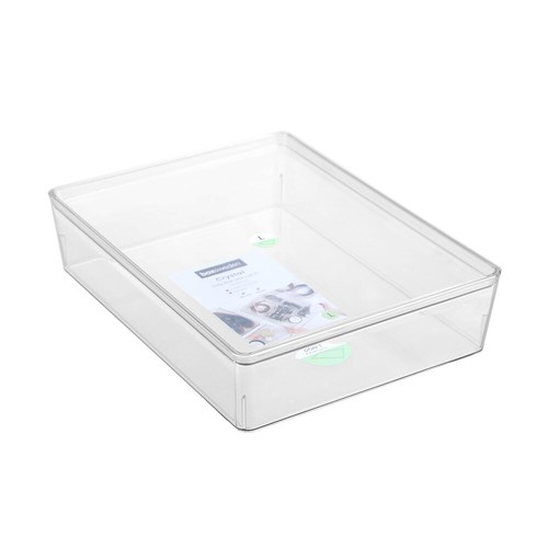 Boxsweden Clear Kitchen/Room Storage Organiser Tidy 7L 34cm Crystal ...