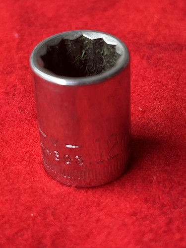 CRAFTSMAN -V-44303 SOCKET, 12 mm, 3/8” Drive, 12 point - USA (t69) | eBay