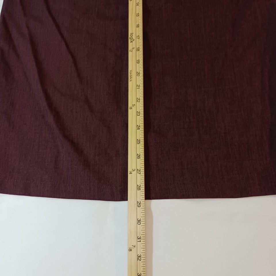George RN#52469 Men's Burgundy Button Up Short Sleeve Shirt Size M (38 ...