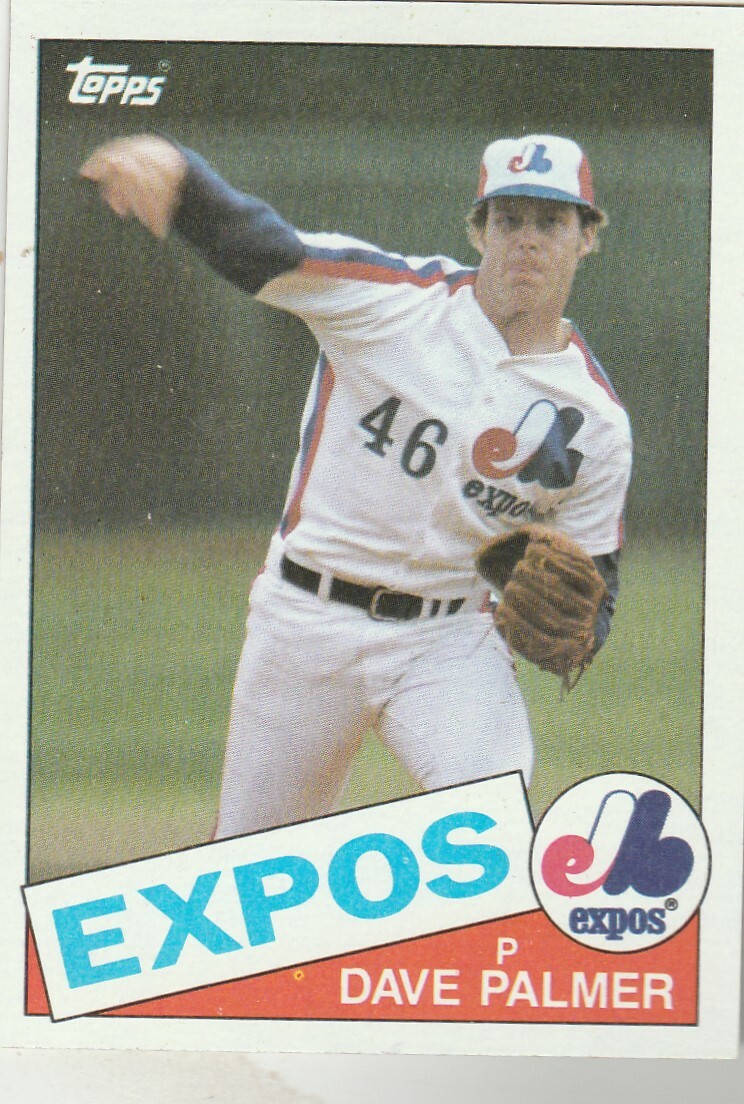 FREE SHIPPING-MINT-1985 Topps #526 Dave Palmer Expos PLUS BONUS CARDS ...