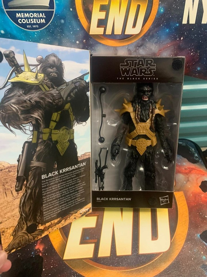 HASBRO STAR WARS BLACK KRRSANTAN SERIES 6" ACTION FIGURE COMIC STYLE ...