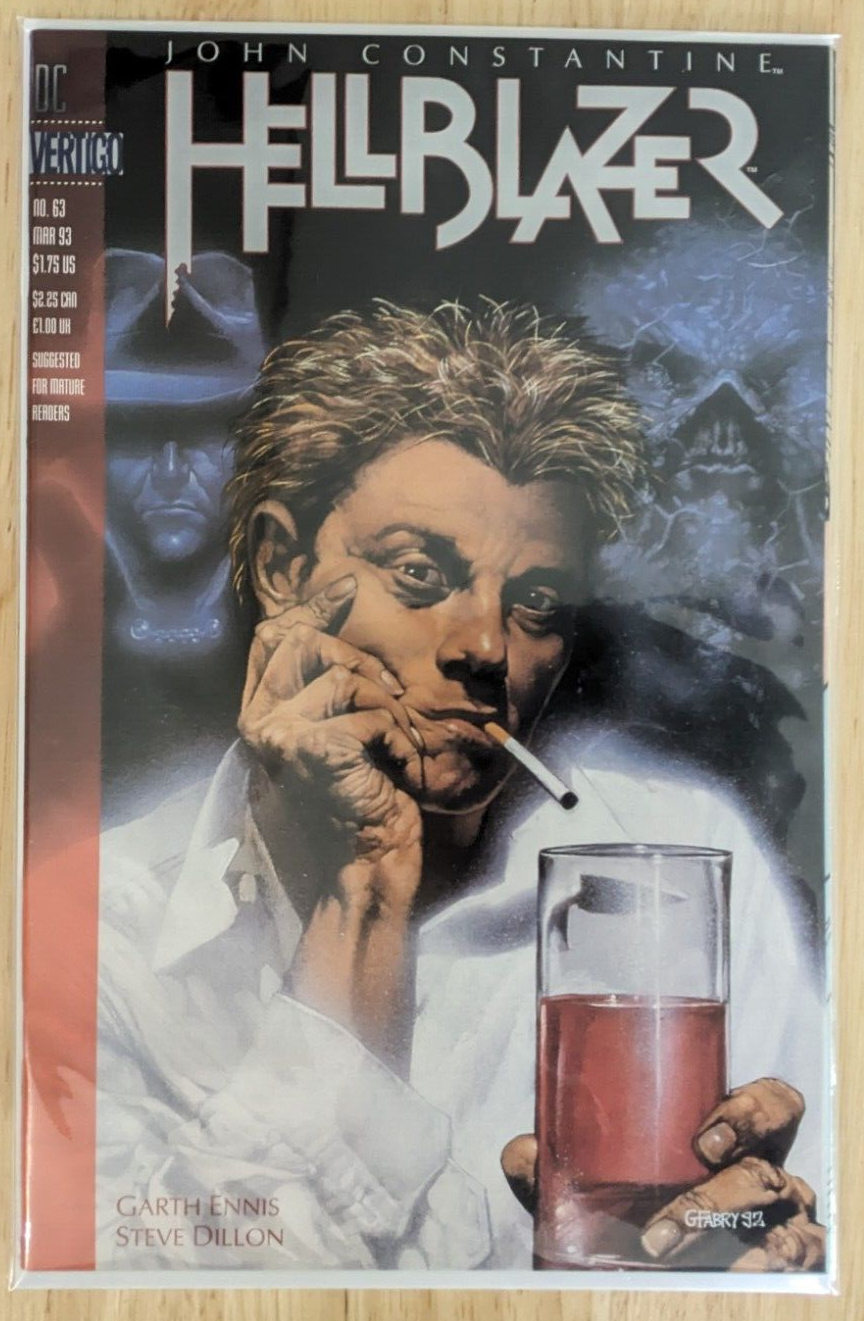 Hellblazer # 63 DC First Vertigo Comic John Constantine Garth Ennis Steve Dillon | eBay