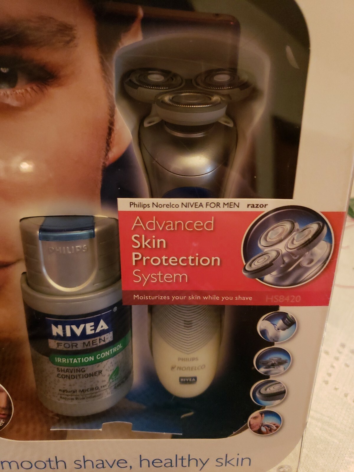 Philips Norelco HS8420/40 NIVEA FOR MEN Electric Razor - Blue for sale ...