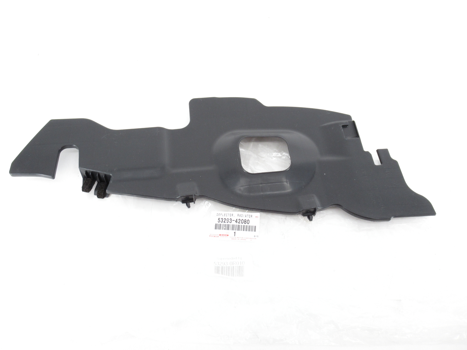 Genuine OEM Toyota 53293-0R010 Radiator Support Deflector Passenger ...