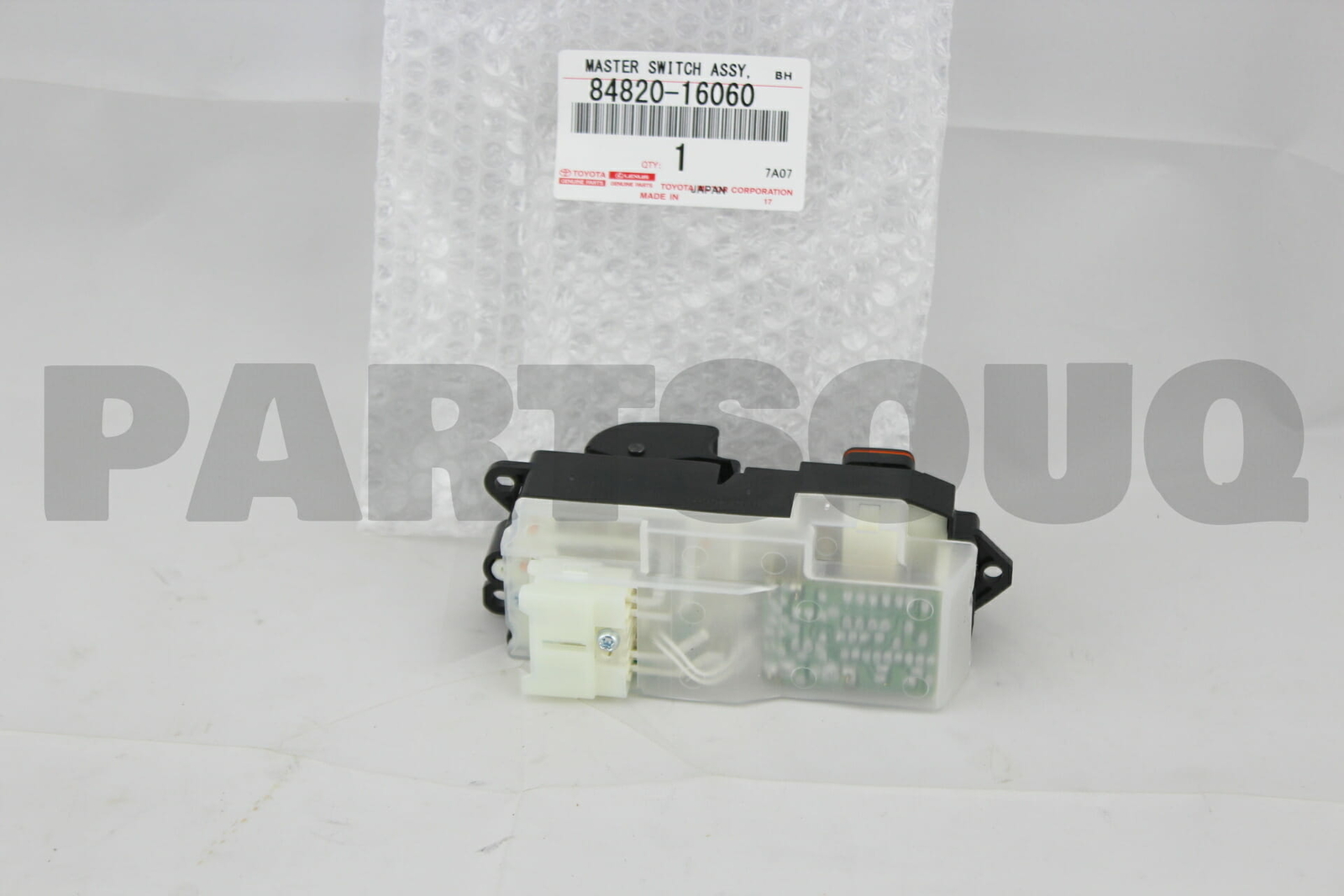 8482016060 Genuine Toyota MASTER SWITCH ASSY, POWER WINDOW REGULATOR ...