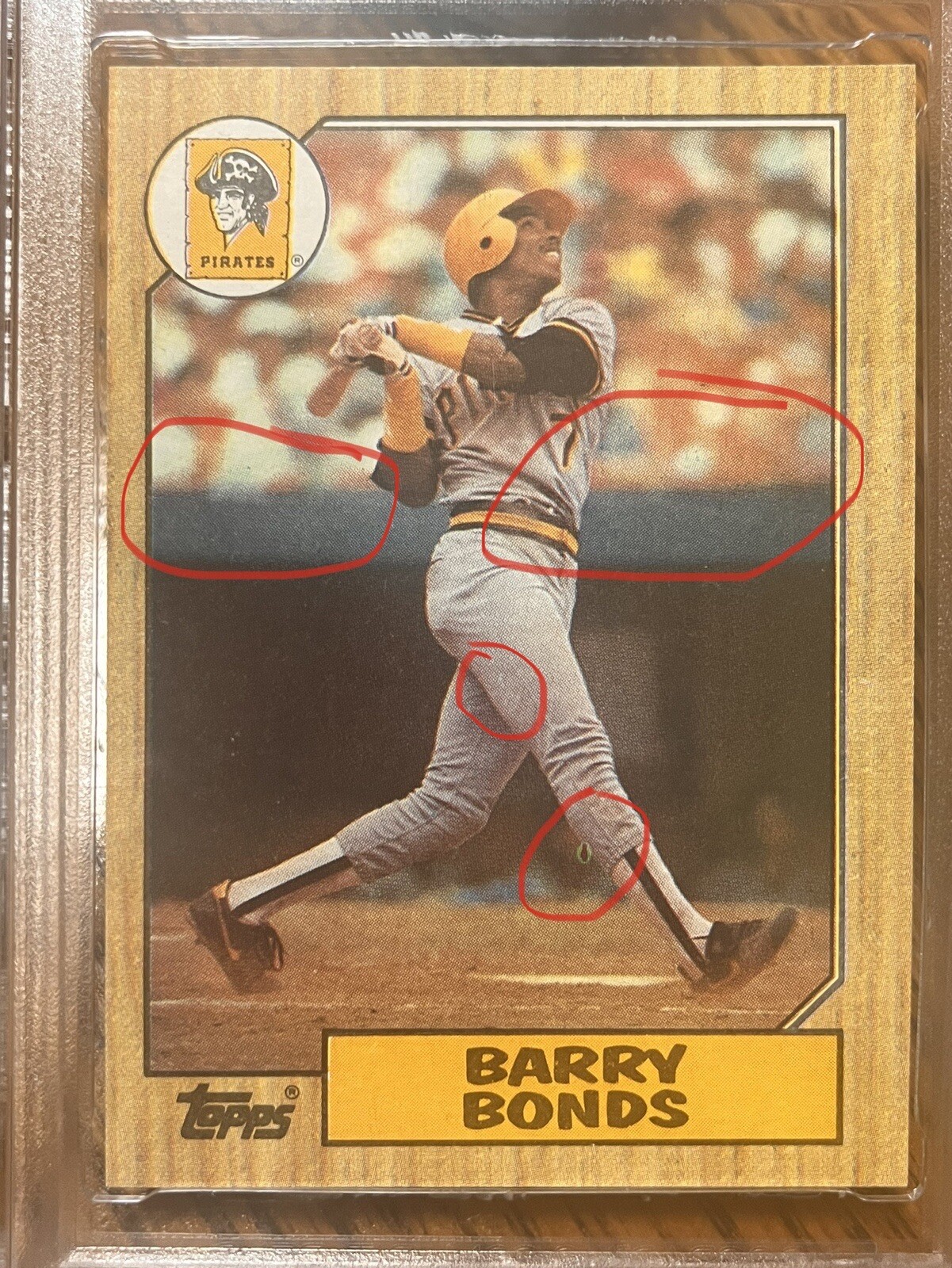 *RARE* Barry Bonds Error Rookie Card (SEE PICTURES) 1987 Topps 320 ...
