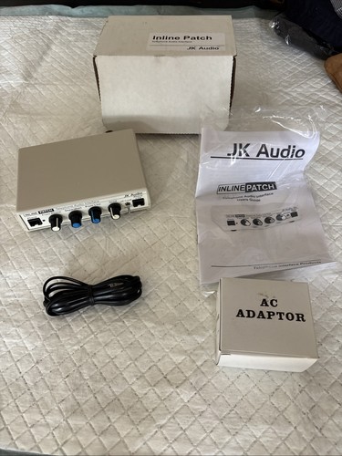 JK AUDIO INLINE PATCH Telephone Audio Interface Open Box 241 | eBay
