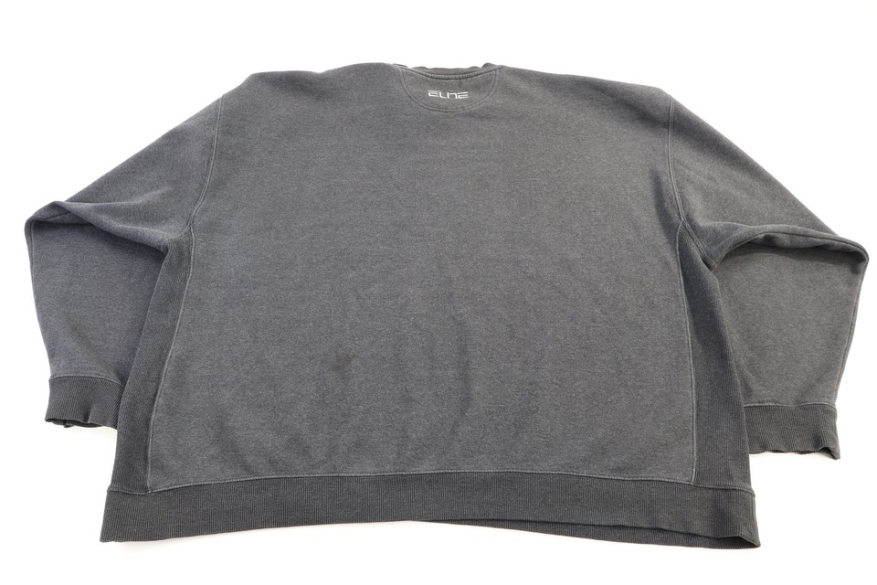 Vintage Nike Embroidered Logo Grey Sweatshirt | eBay