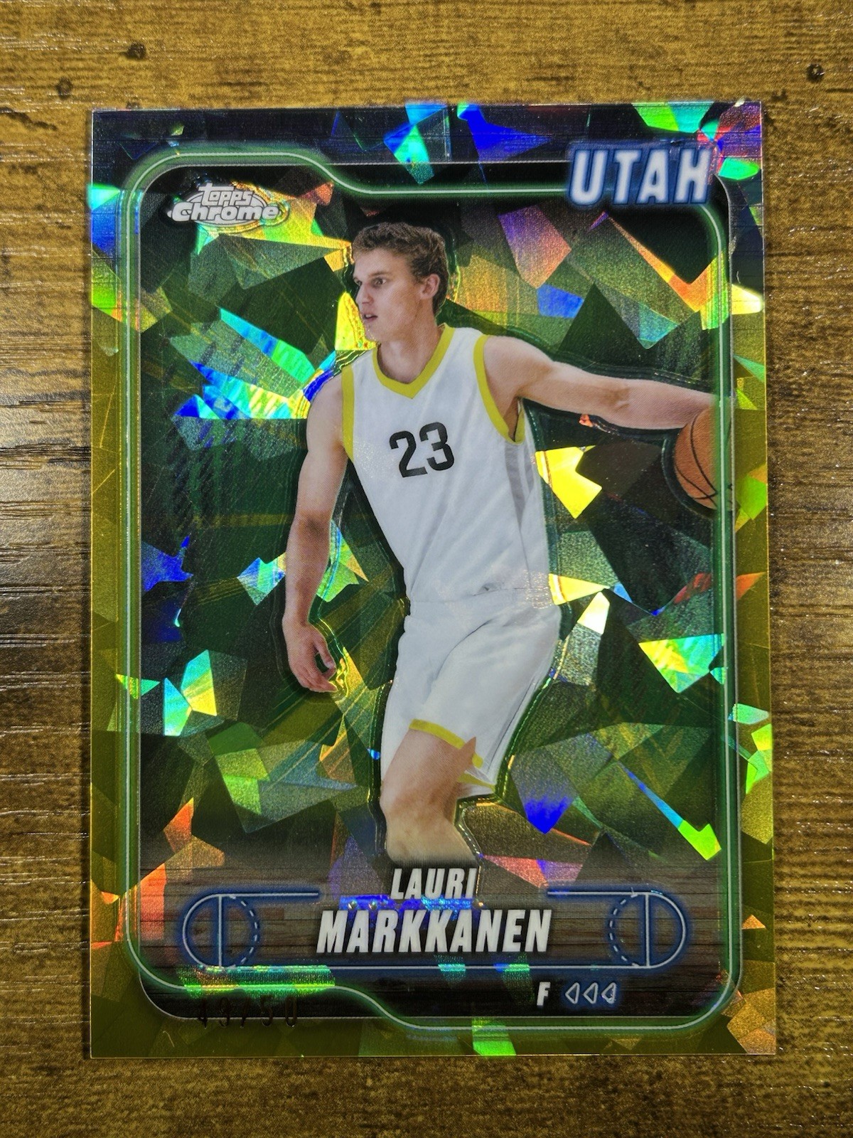 Lauri Markkanen 2024 Topps Chrome Sapphire Edition #37 Padpradascha /1 ...