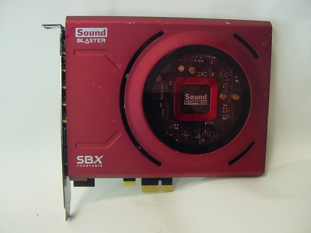 CREATIVE SOUND BLASTER SBX PRO STUDIO AUDIO CARD SB1500 PCI-E | eBay