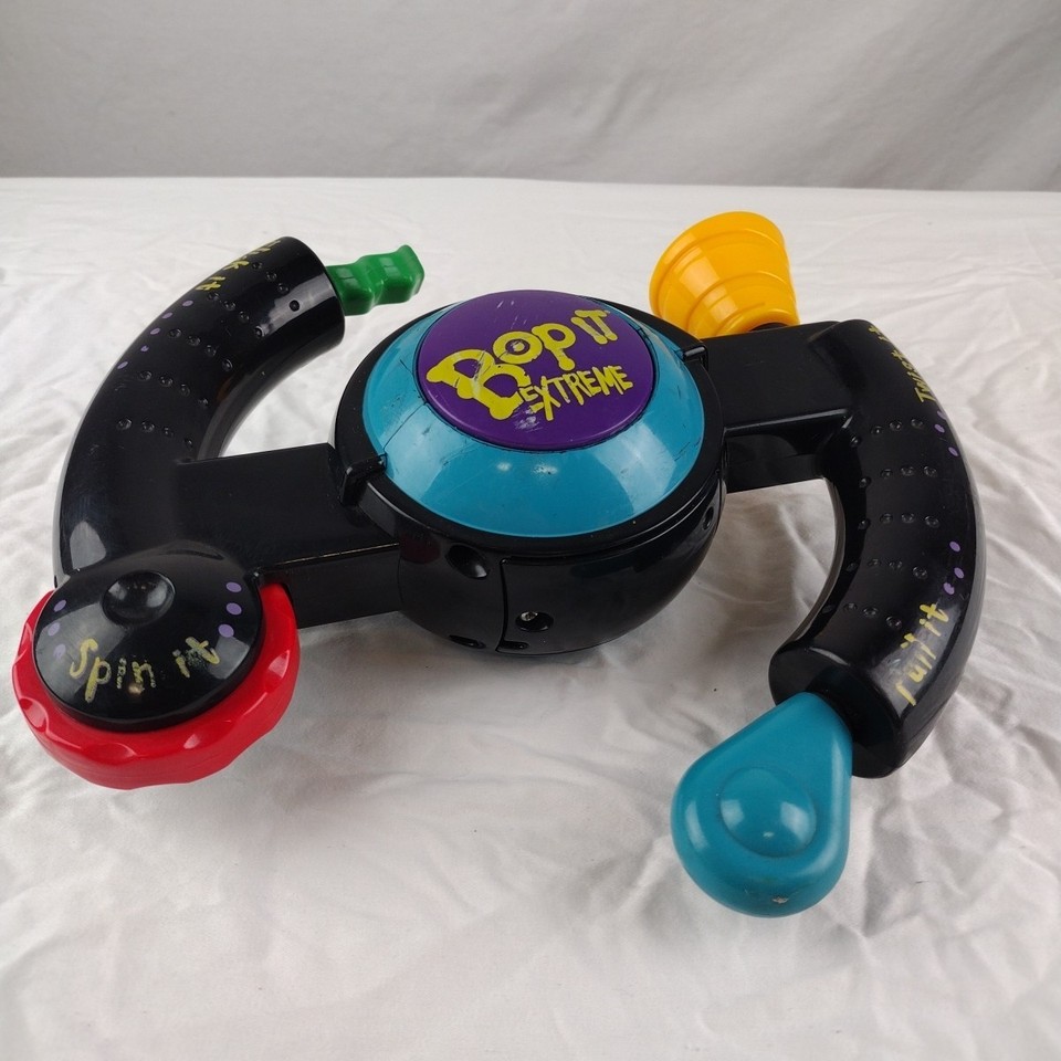 Hasbro Bop It Extreme Black 1998 Handheld Electronic Game | eBay