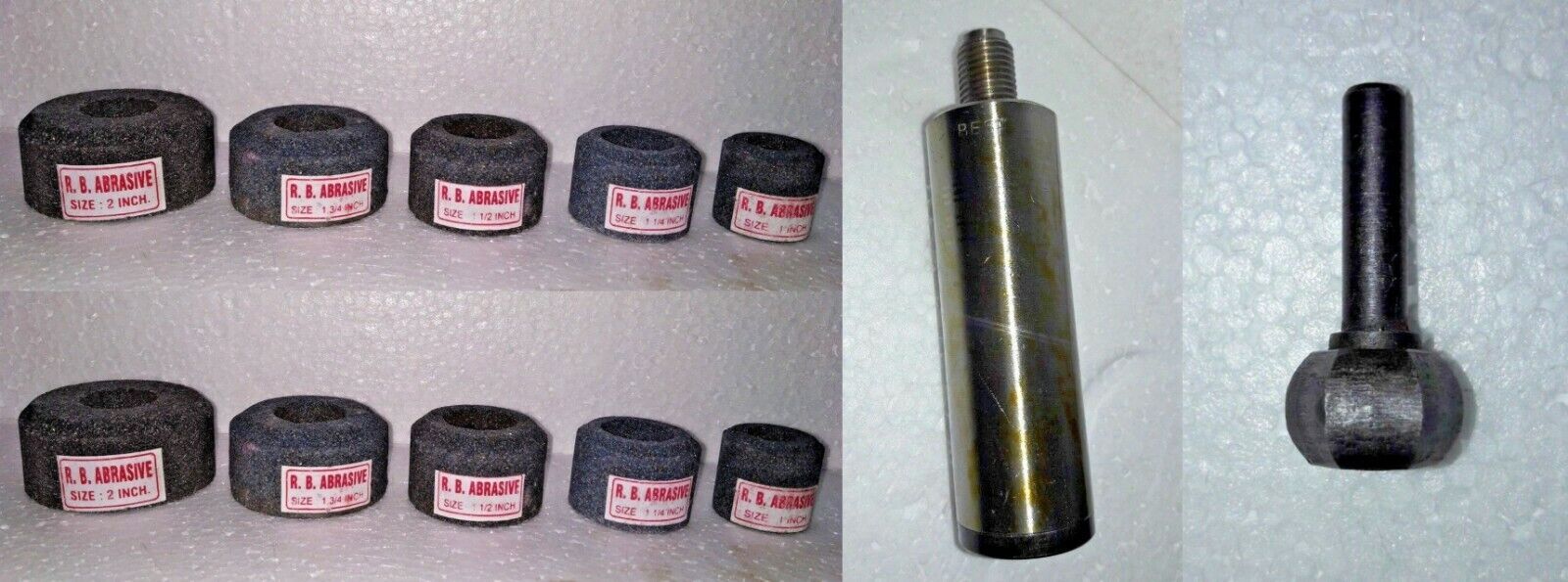 VALVE SEAT GRINDING STONES SET OF 10 PCS WITH Black & Decker Holder 9/ ...