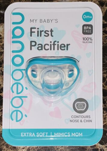 Nanobebe My First Pacifier Extra Soft Newborn Baby - BPA Free 100% ...