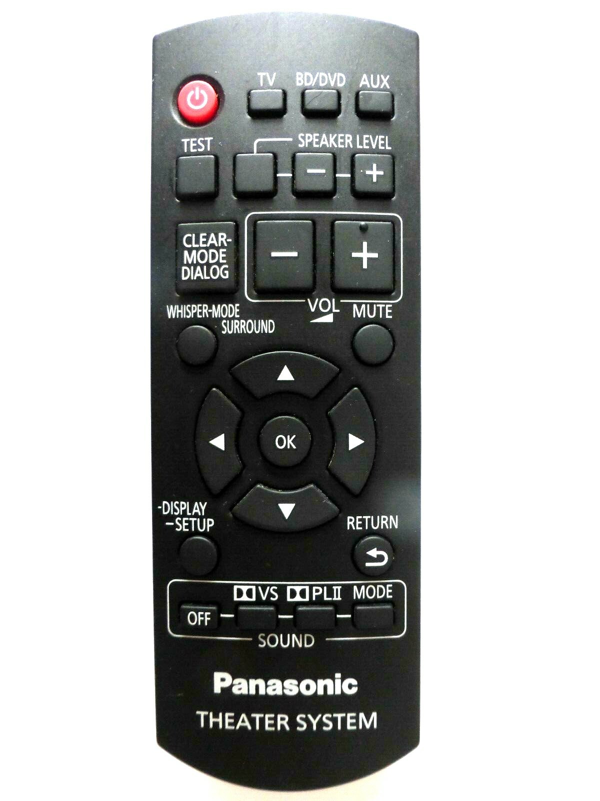 PANASONIC THEATER SYSTEM REMOTE CONTROL N2QAYB000527 for SCHTX500EBK | eBay