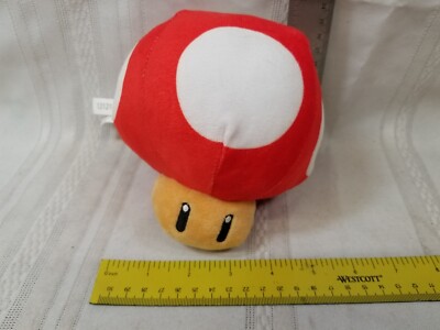 Super Mario Bros Mushroom Power Up 6" Inch Plush Red Nintendo Licensed ...