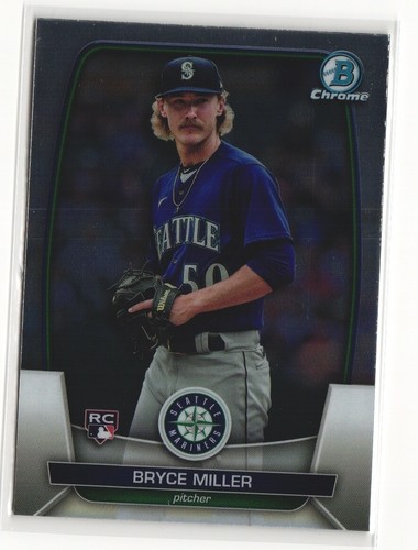 2023 Bowman Chrome Bryce Miller #92 Base Rookie RC Seattle Mariners | eBay