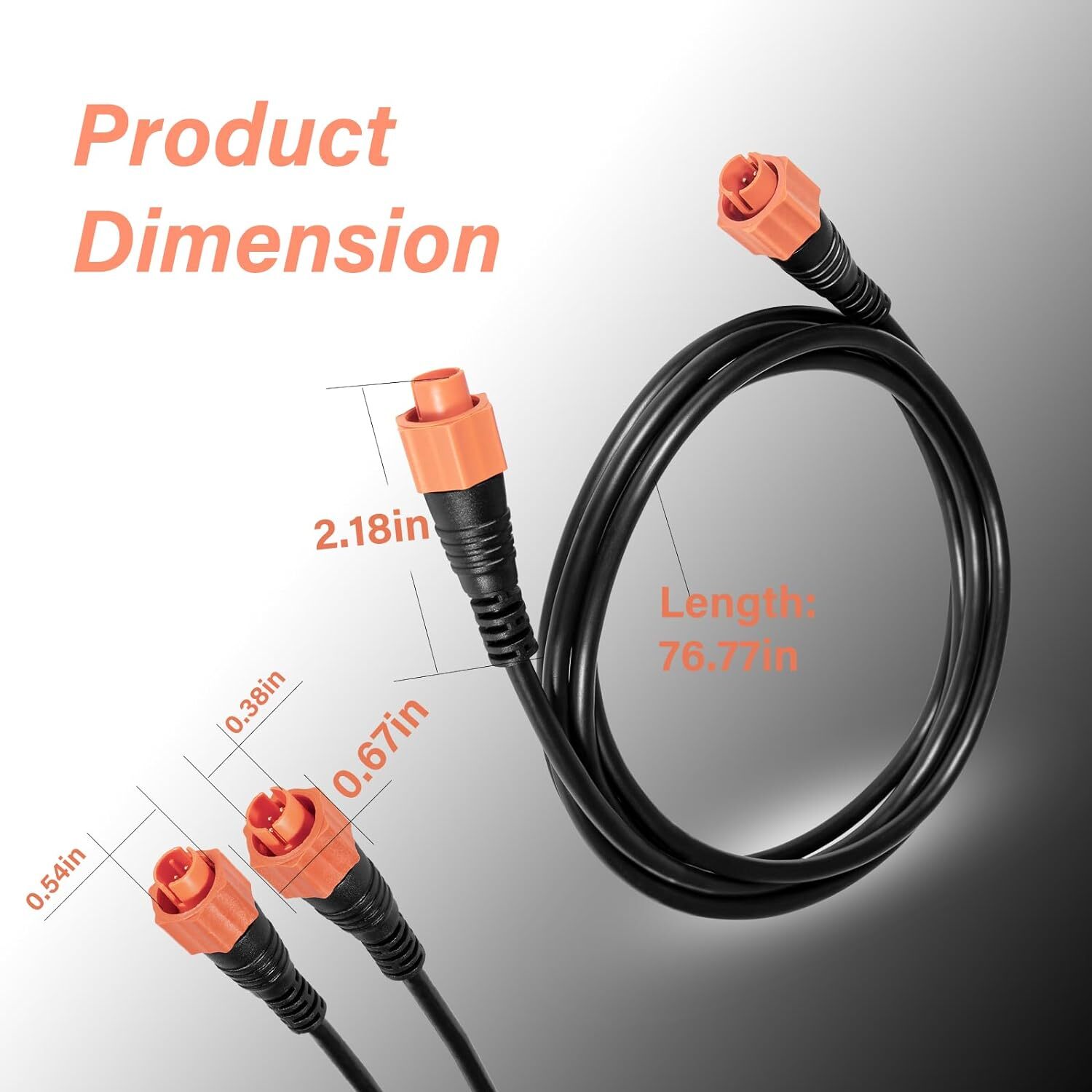 Replacement for Lowrance Ethernet Cable with 5 Pin Yellow Plugs 6Ft 000 ...