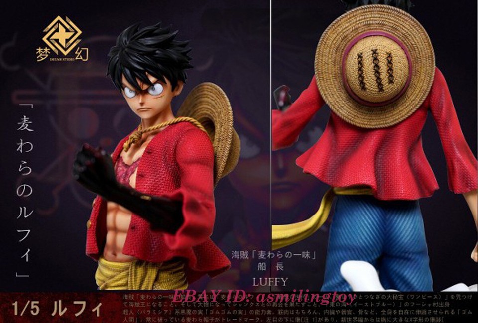 Dream Studio One Piece Monkey D Luffy Resin Figure Model Painted Statue ...