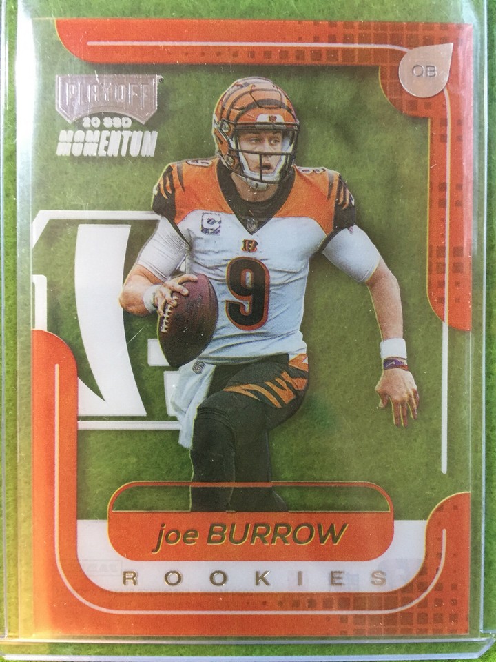 JOE BURROW ROOKIE CARD BENGALS RC 2020 Panini Playoff Joe Burrow CLEAR ...