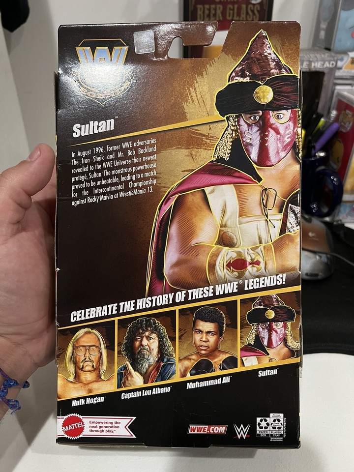 WWE Elite Collection Legends Series 22 Sultan Wrestling Mattel 2024 ...