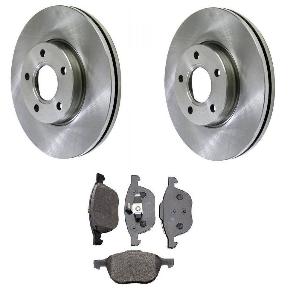 FORD FOCUS MK2 FRONT BRAKE DISCS & PADS SET PETROL DIESEL 04 TO 11 O.E ...