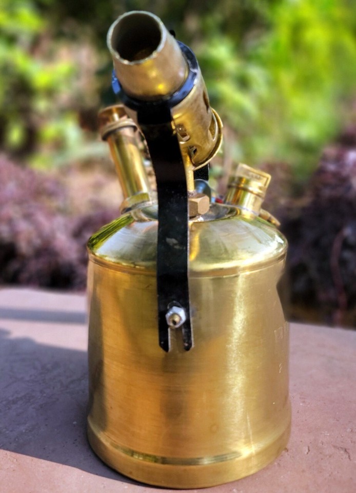 Antique-Style Brass Blow Torch Lamp – Authentic Vintage Reproduction ...