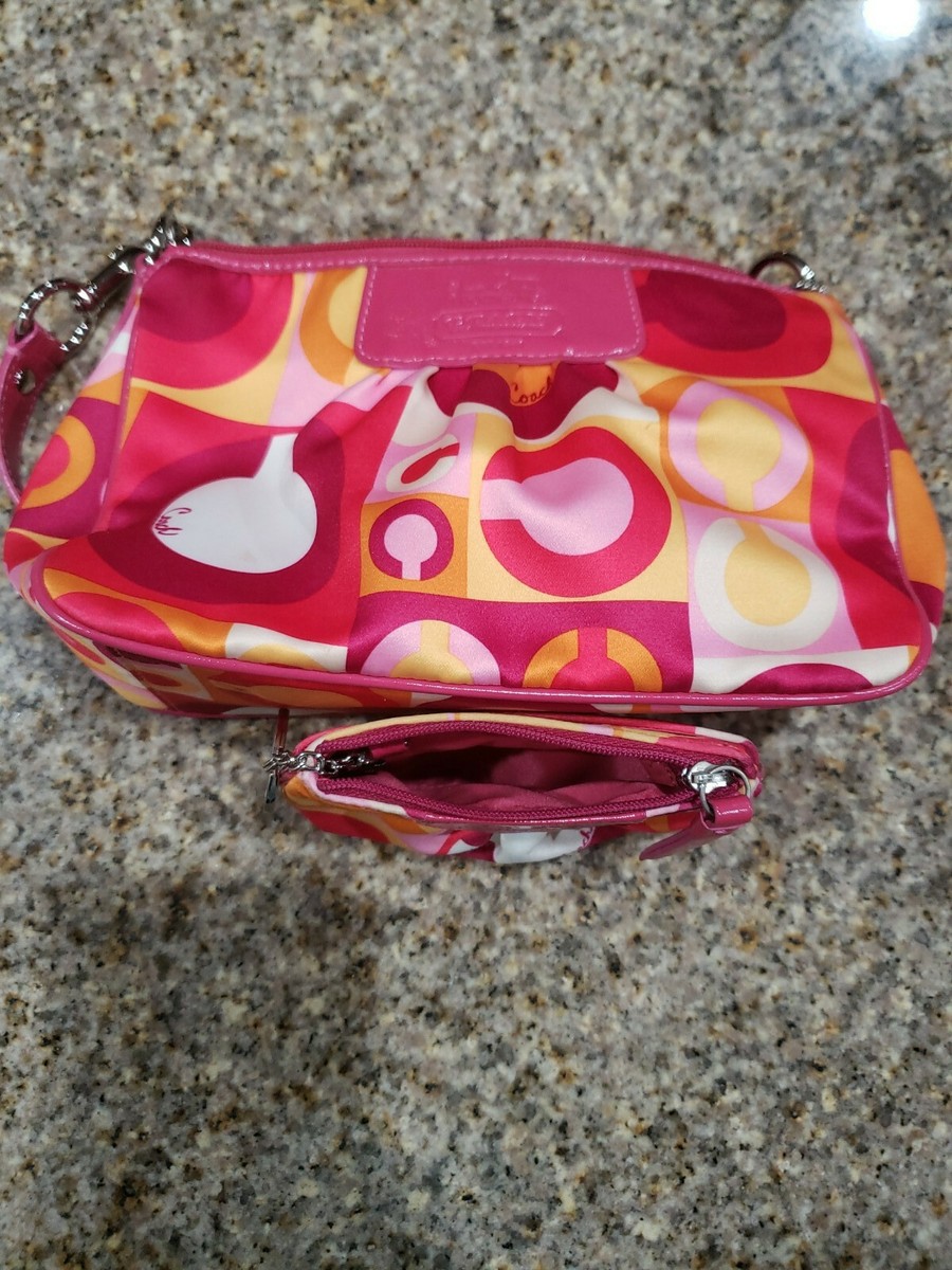 Coach Edition Valentines Day Scarf Print Mini Tote w/ Coin Coach Edition Valentines Day Scarf Print Mini Tote w/ Coin