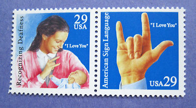 Sc # 2783-2784 ~ 29 cent American Sign Language Issues (eh28) | eBay