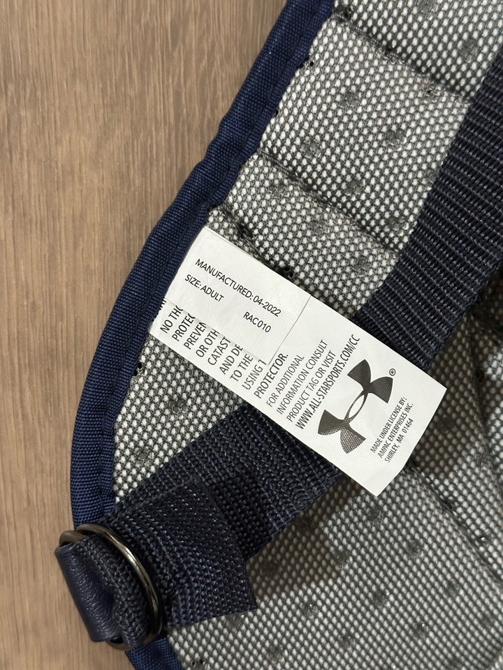 Under Armour UA Pro Adult Catcher Chest Protector Navy Blue UACPCC4 ...