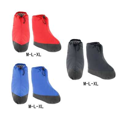 Down Booties Duck Down Socks Slippers Outdoor Indoor Tent Warm Soft ...