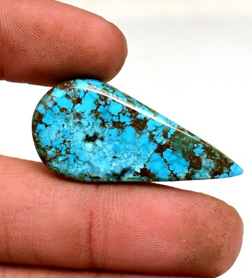 Natural Certified Blue Turquoise Cabochon 26.30 Ct Loose Gemstone | eBay