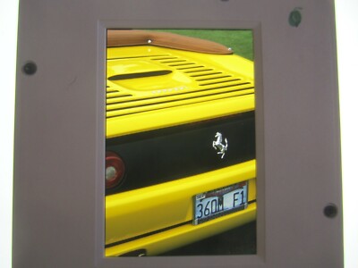 FERRARI 360 EMBLEM ORIGINAL EDITORIAL SLIDE | eBay