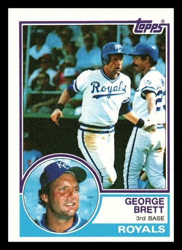 1983 Topps George Brett HOF Kansas City Royals #600 VG-EX Vintage ...