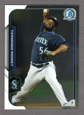 2015 BOWMAN CHROME FERNANDO RODNEY CARD #117 **NM-MT** SEATTLE MARINERS ...