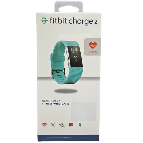 Fitbit Charge 2 Smart Watch Heart Rate Fitness Tracker Green - S & L ...