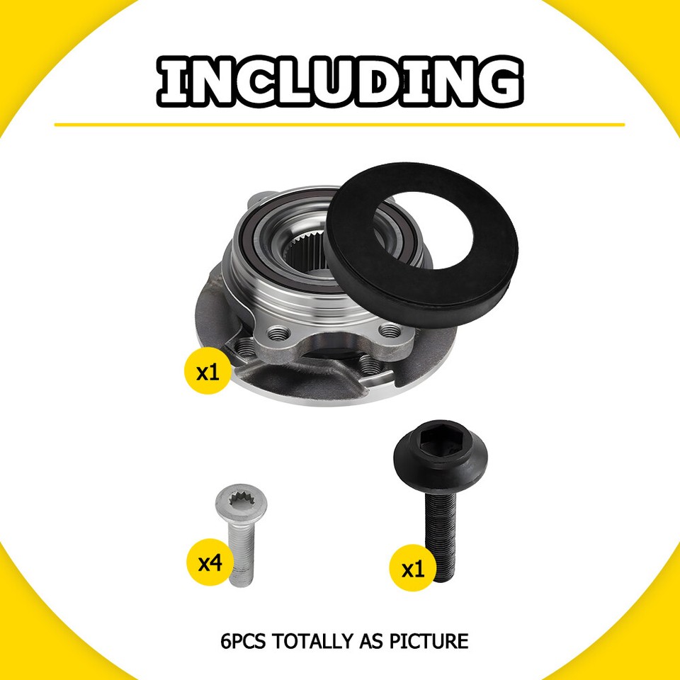 1x Front Wheel Bearing Kit For Audi A4 Q5 8R A7 A8 4H_ 4H0498625/A/B/D ...